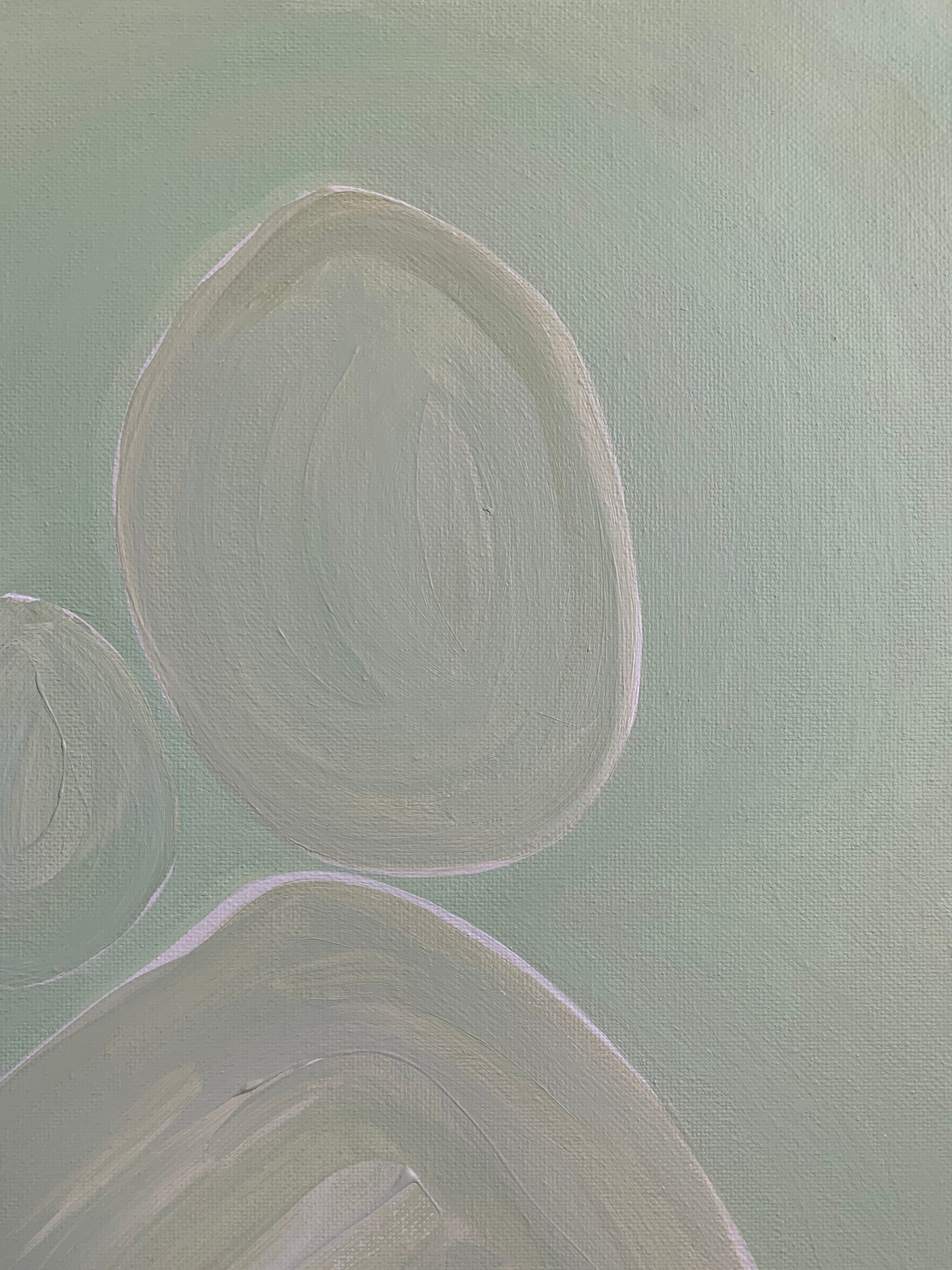 Abstract Circle Acrylic Painting | Etsy