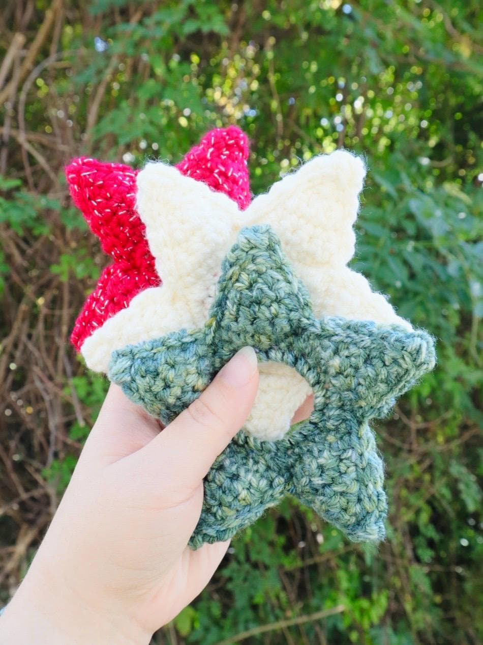 Star Bun Booper | Cute Crochet Hair Accessories | Quirky Handmade Gifts ...