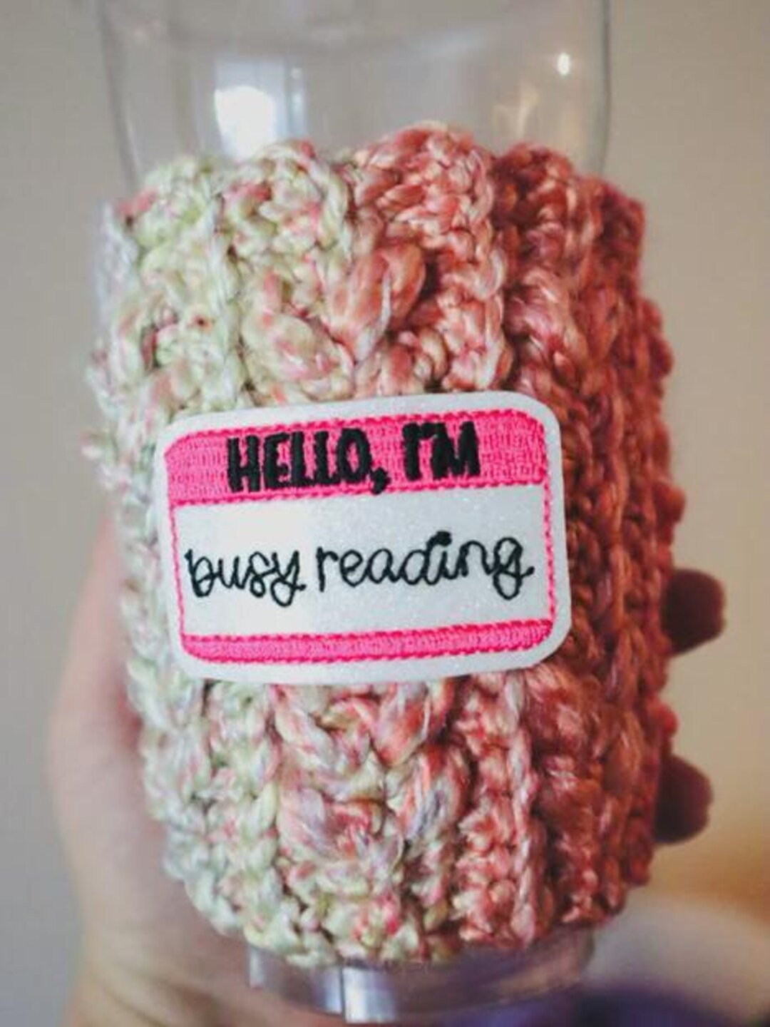 Wheat Stitch Feltie Cup Cozy | Gifts for Coffee Lovers | Cozy Handmade ...