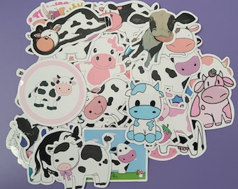 Cow Moo Stickers - Etsy