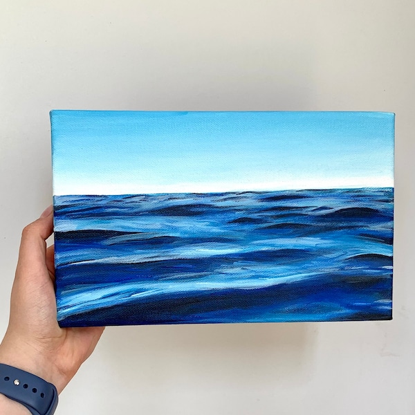 Acrylic Sea Painting - Etsy