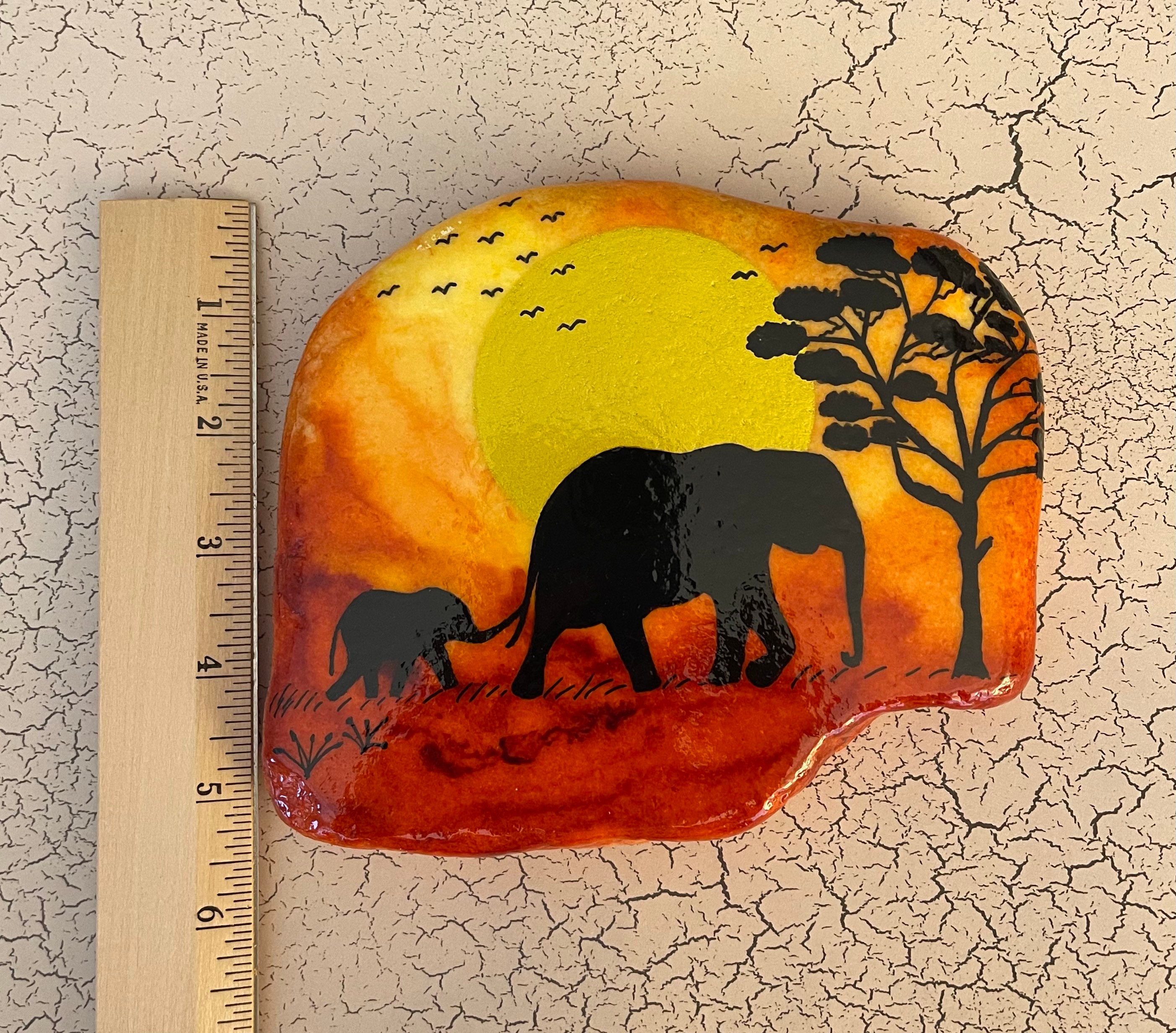 Mr. or Mrs. Elephant With Baby - Etsy