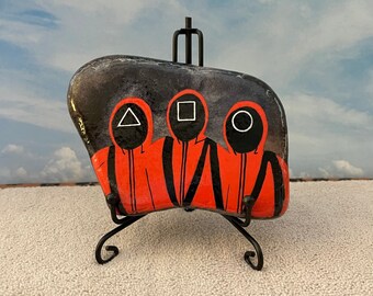 Yahtzee Board Game Painted Rock // Yahtzee // Board Game // - Etsy