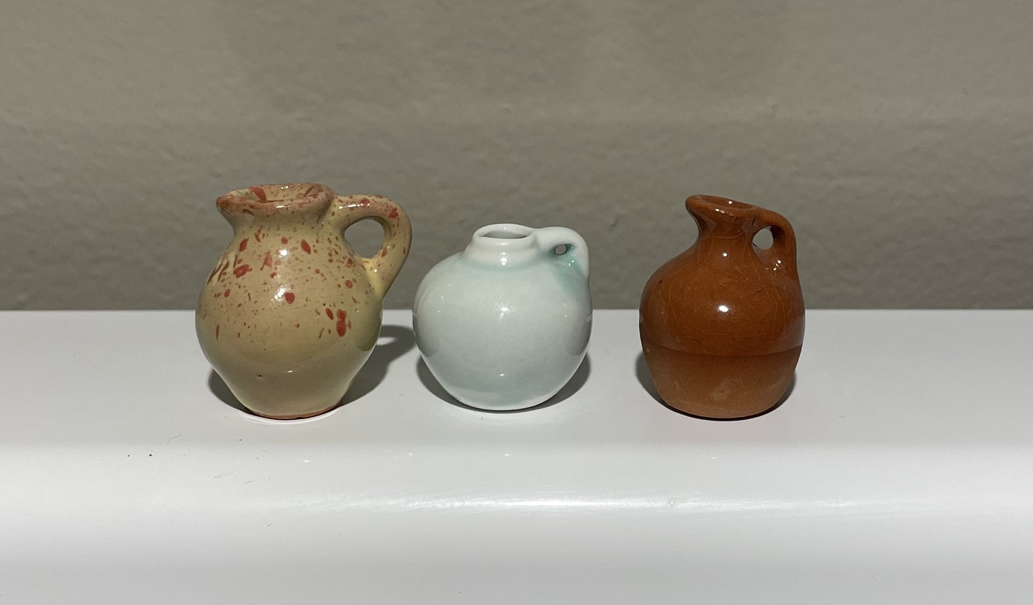 3 Mini Pottery Vases - Etsy