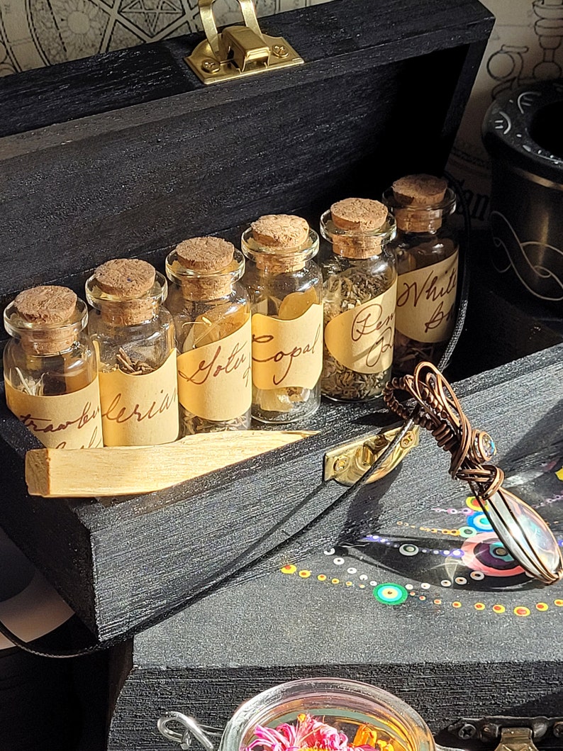Witch Box Apothecary Kit Wicca Wiccan Pagan Altar Set | Etsy
