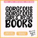 Book Addict Stickers - Gorgeous Girls Read Books - Booktok - Instant ...