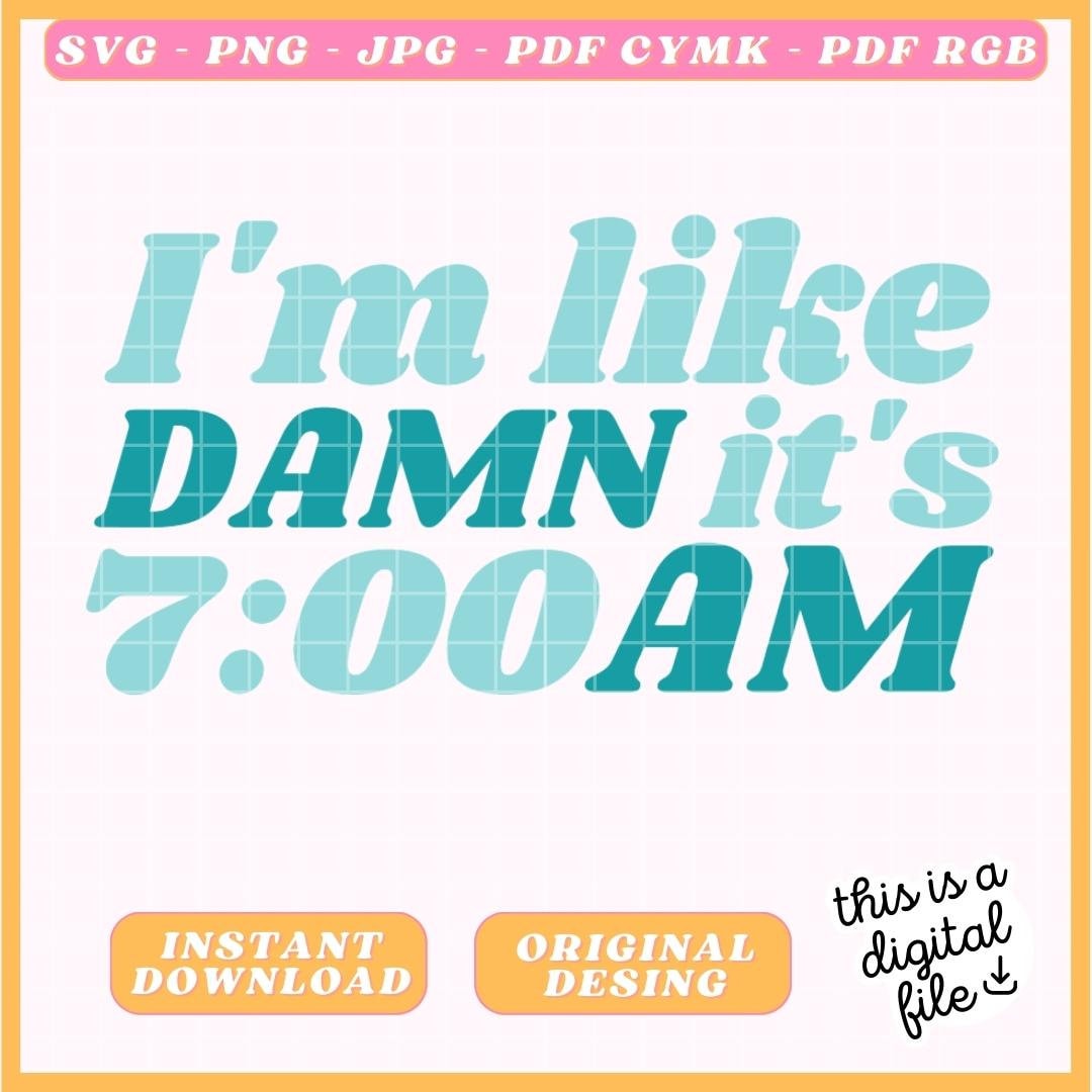 Taylor Swift Stickers Damn It's 7 Am Taylor Swift Merch Tshirt laptop ...