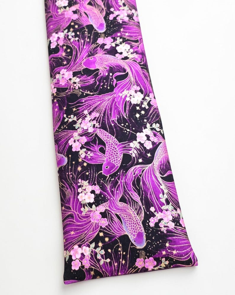 Rice Heat Pad, Microwave Heat Pack: Rice Heating Pad Neck Wrap Koi Fish ...