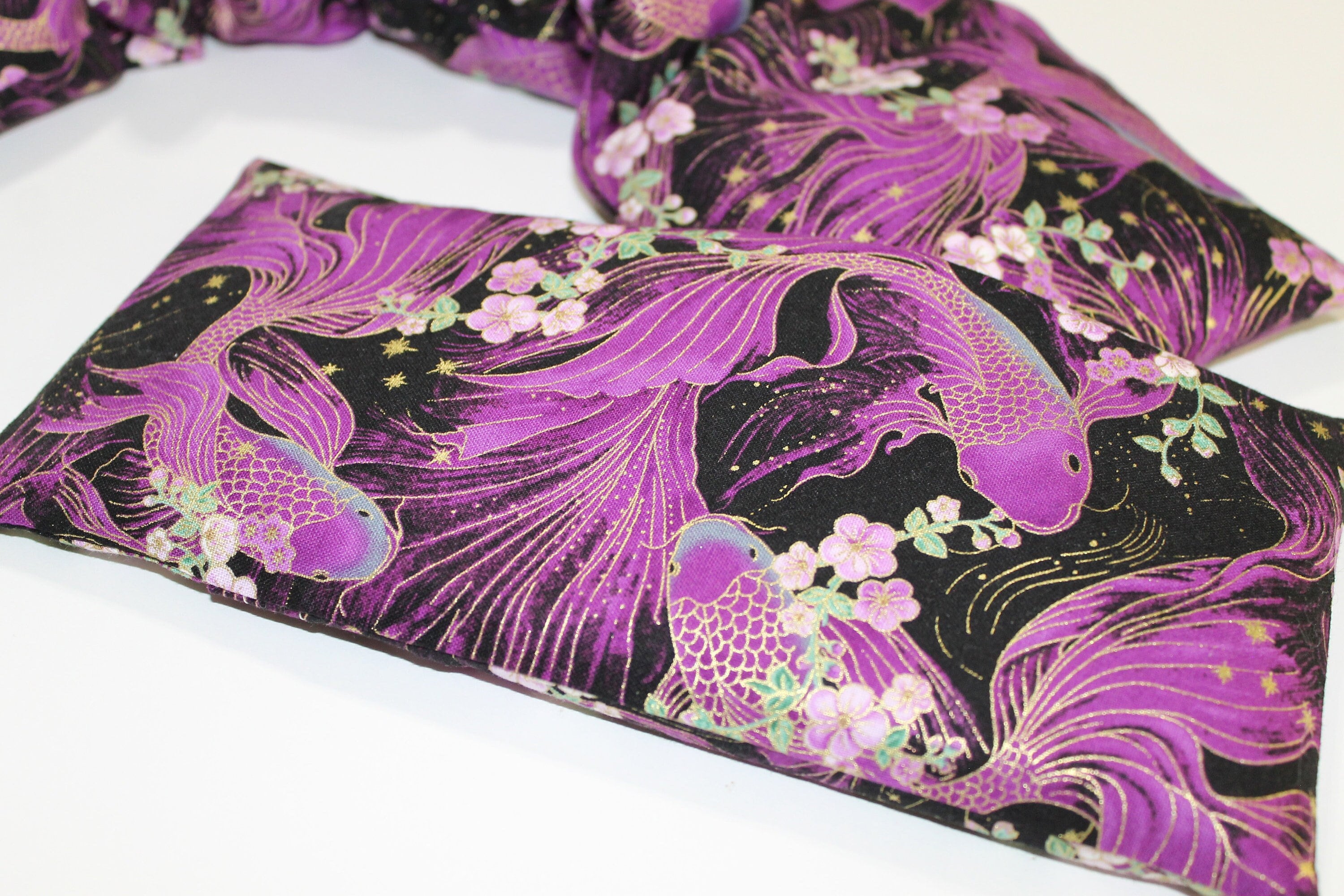 Koi Fish Microwave Heat Pack: Rice Heating Pad Neck Wrap - Etsy