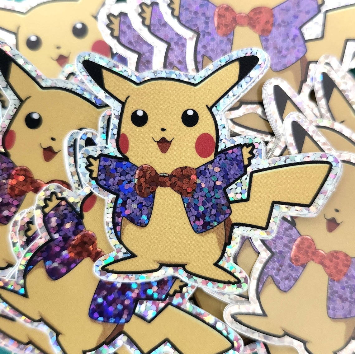Tuxedo Pikachu - Pokemon Inspired Sticker - Etsy