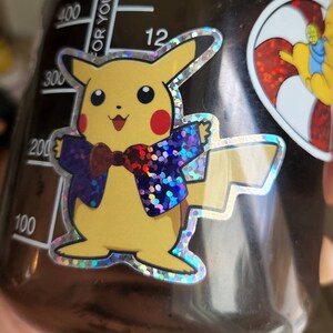 Tuxedo Pikachu - Pokemon Inspired Sticker - Etsy