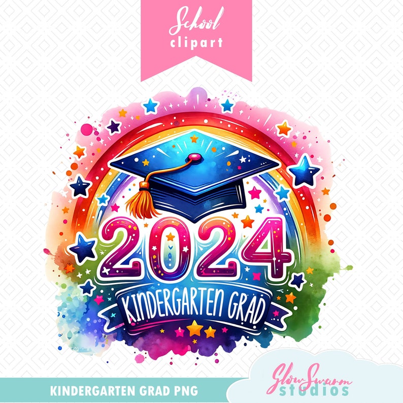2024 Kindergarten Grad, Kindergarten Graduation Png, Graduation From ...