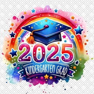2025 Kindergarten Grad, Kindergarten Graduation Png, Graduation From ...