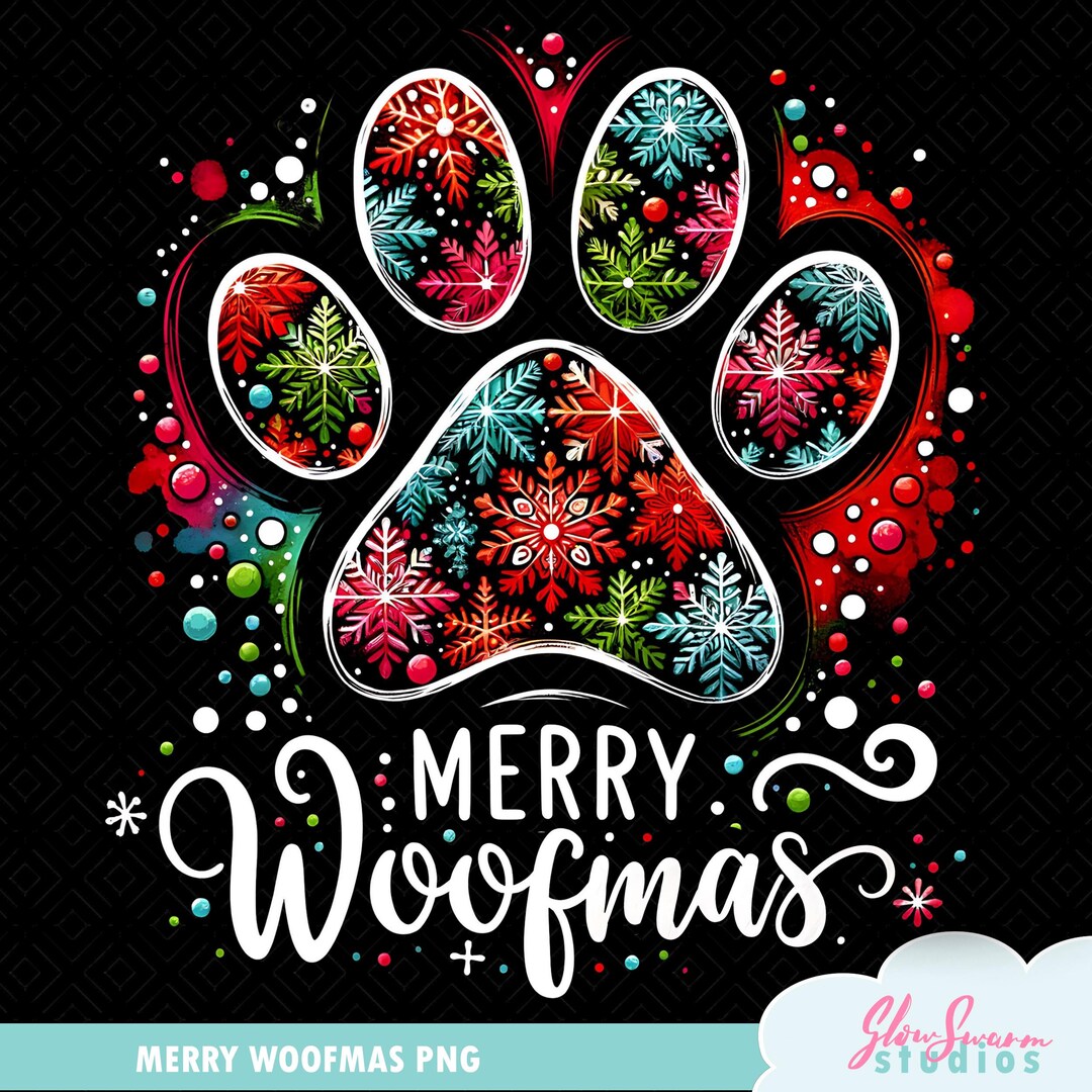 Christmas Dog Mama PNG, Merry Woofmas Png, Christmas Paw Png, Dog ...