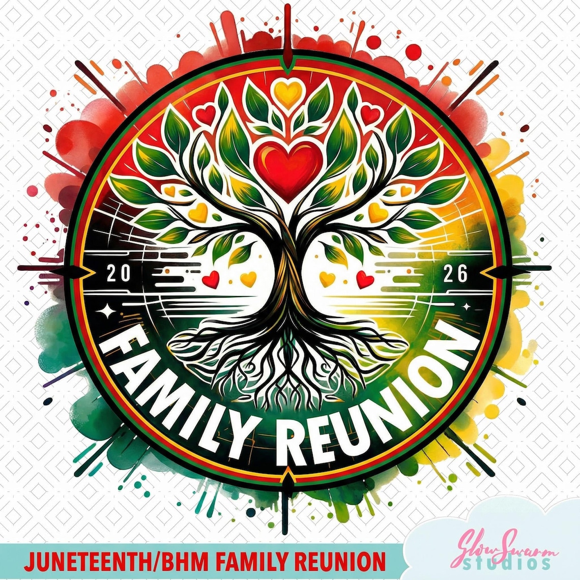 Juneteenth Family Reunion PNG 2026, Black History Month Family Reunion ...
