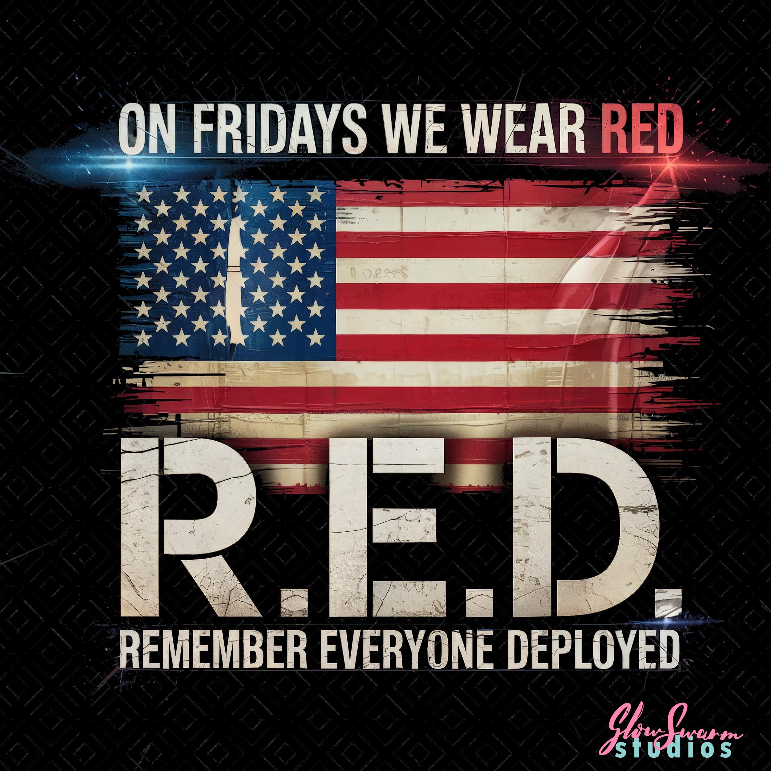 On Fridays We Wear Red, Military Supportive, Red Friday, American ...