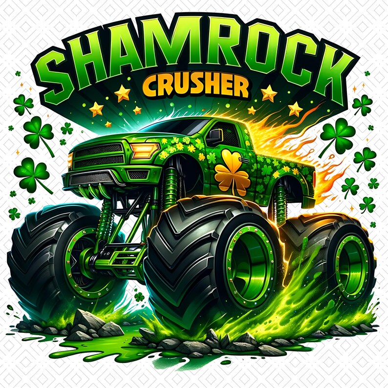 Shamrock Crusher Png Sublimation Design Download, St. Patricks Day Png ...