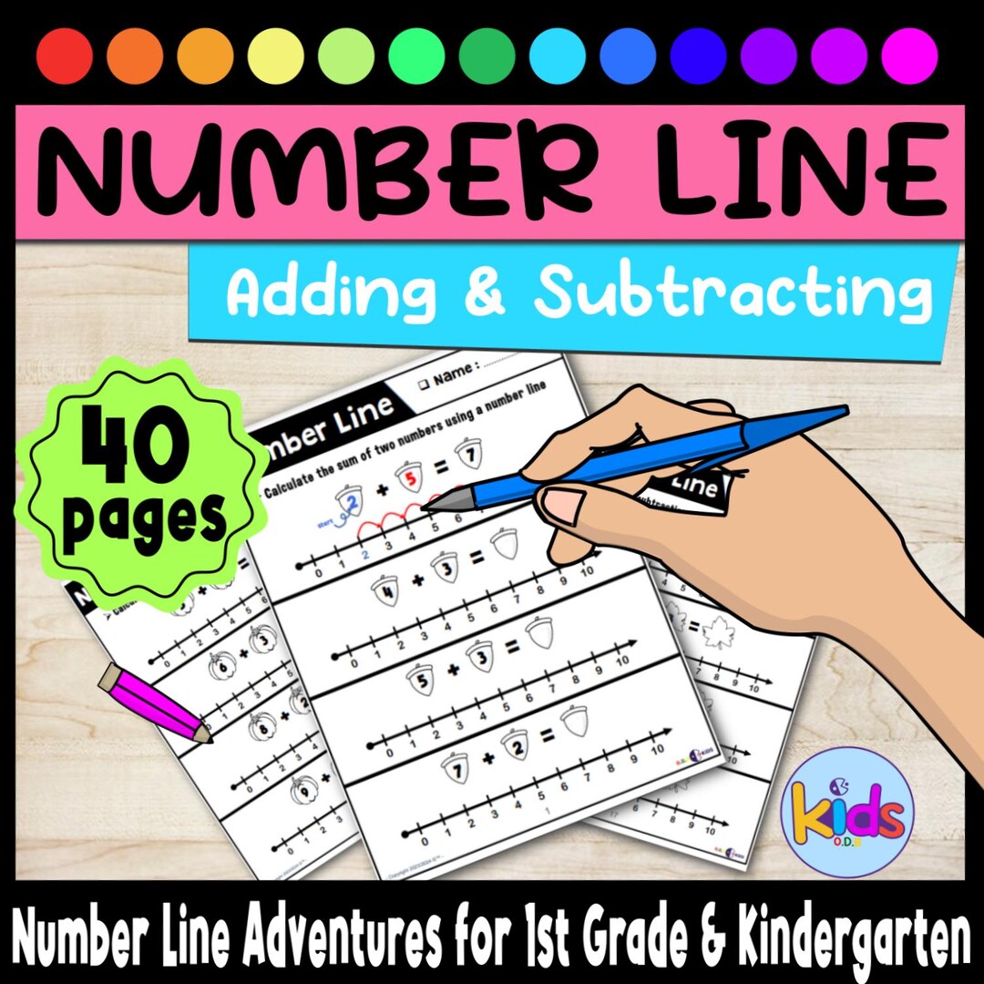 Number Line Adventures Adding and Subtracting for 1st Grade ...