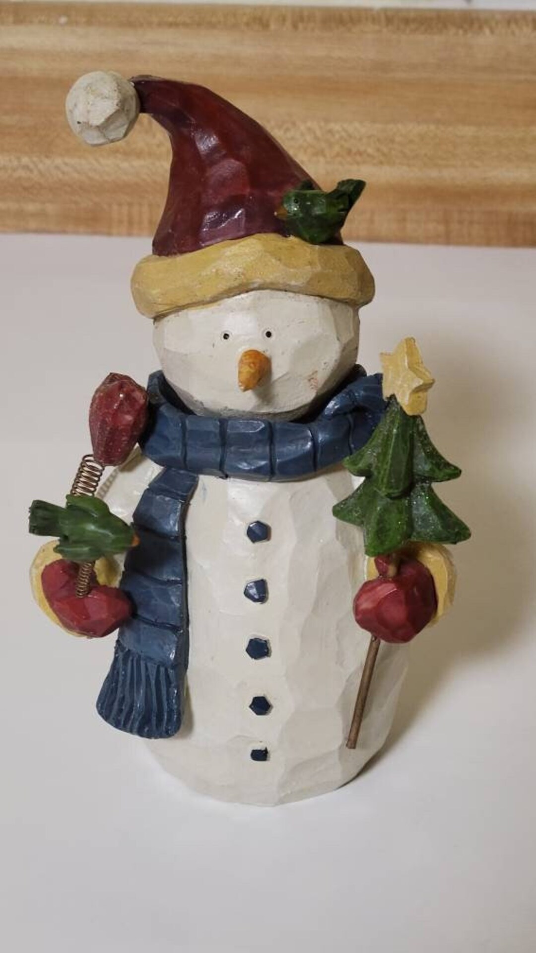 Vintage Bobble Head Snowman (1990s) Resin/composite. Sold at Khols. - Etsy