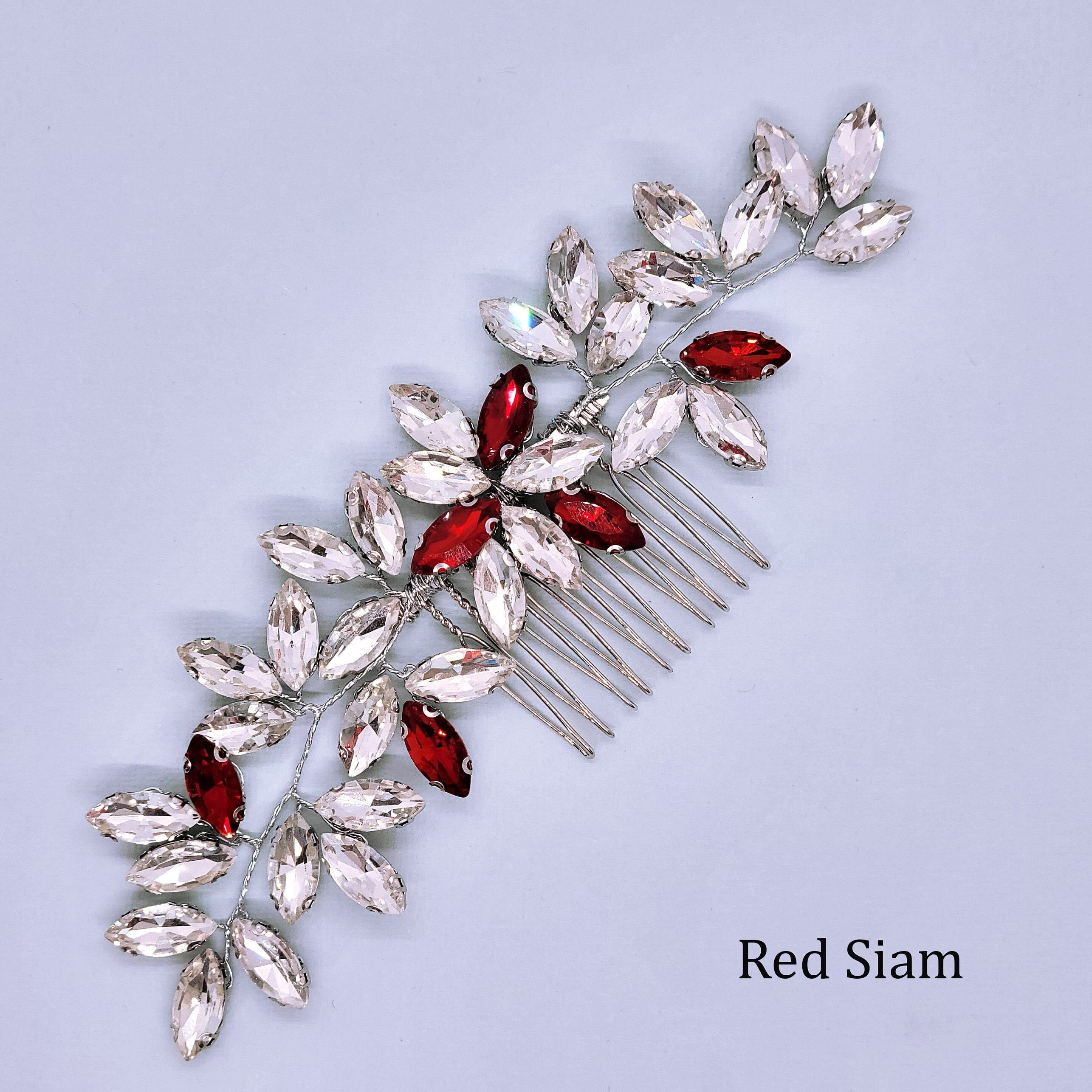 Green Bridal Hair Comb Emerald Green Hair Piecewedding - Etsy