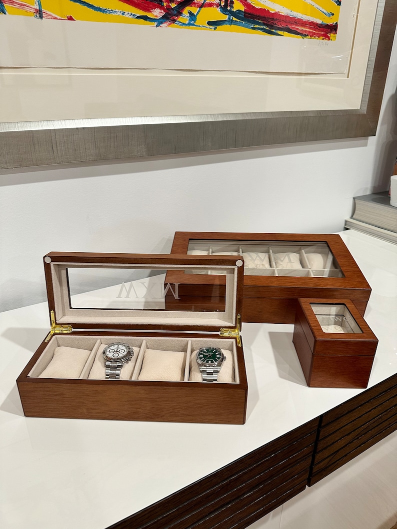 Watch Box Modern Watch Box Housewarming Gift Gift for - Etsy