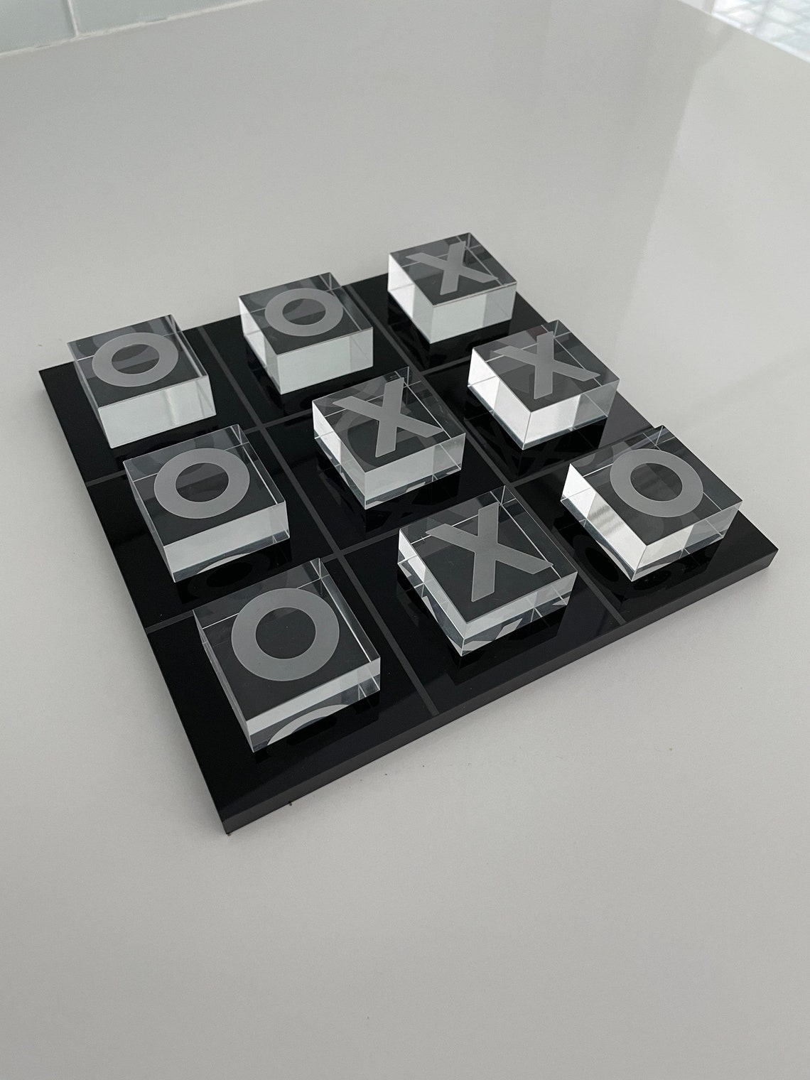 Personalized Acrylic Tic Tac Toe Board Game Custom Board | Etsy