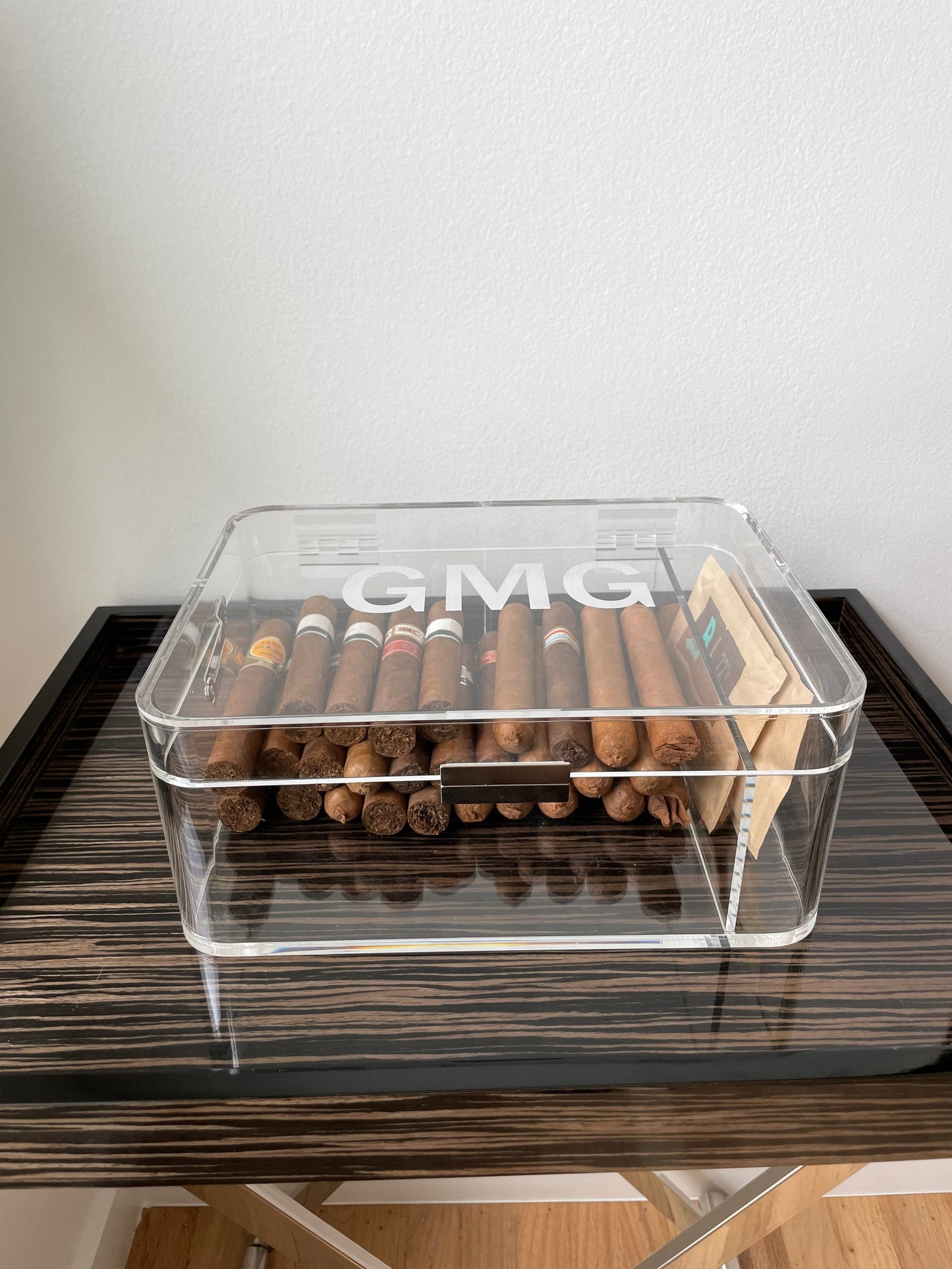 Personalized Acrylic Air Tight Humidor for Cigar Engraved - Etsy
