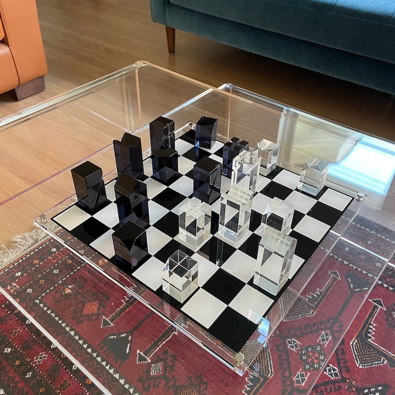 Modern Chess Set - Etsy