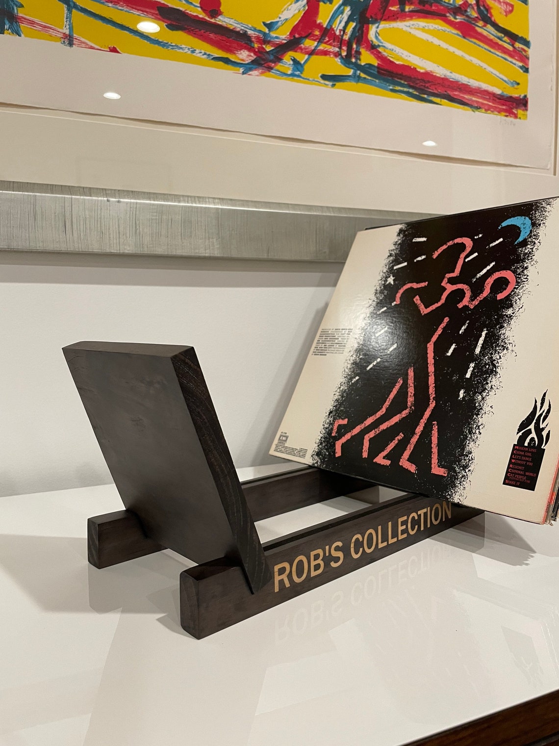 Personalized Vinyl Storage Rack Vinyl Shelf - Etsy