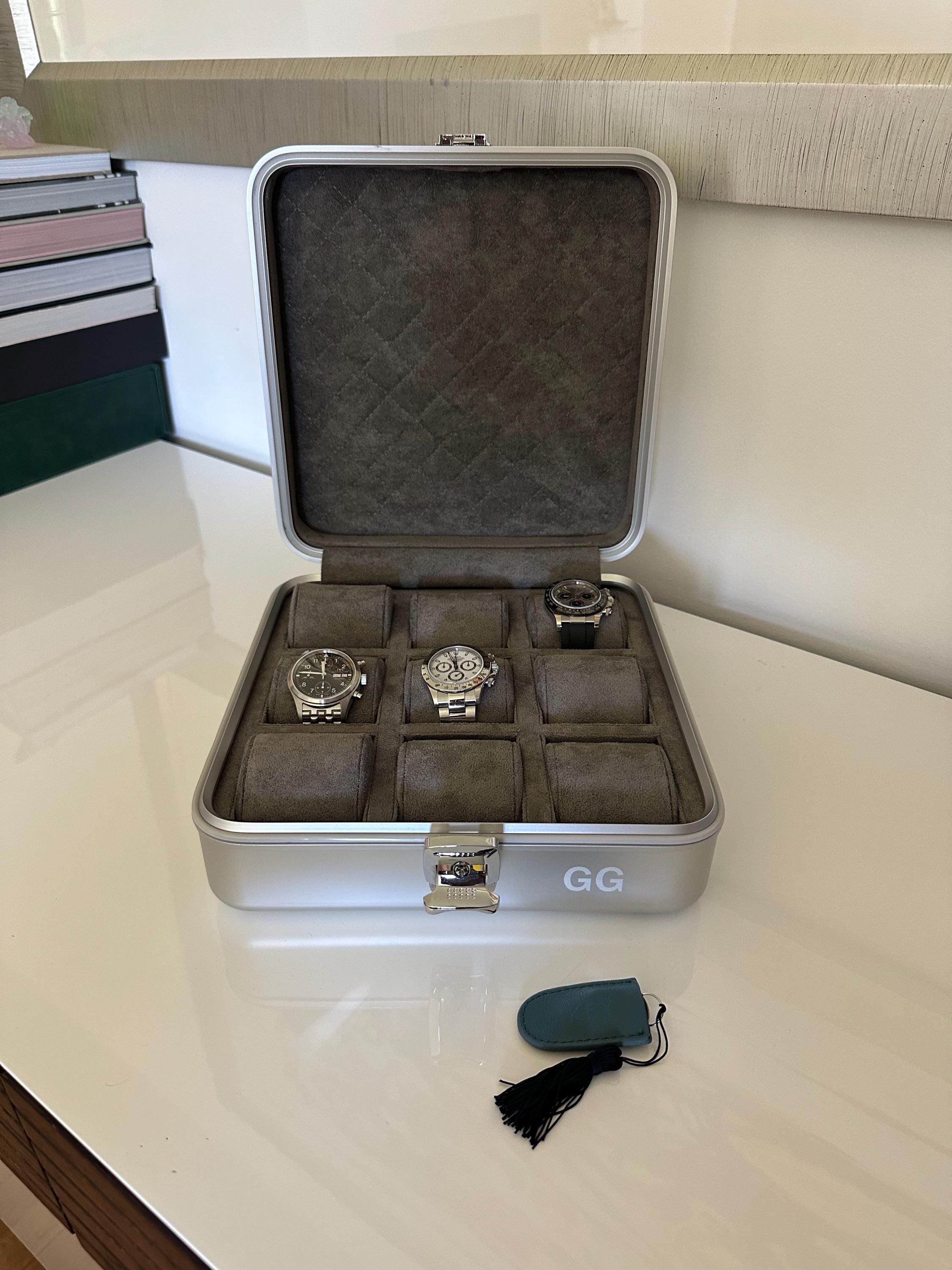 Custom Personalized Metal Watch Case, Rimowa Style Watch Case, Gift for ...