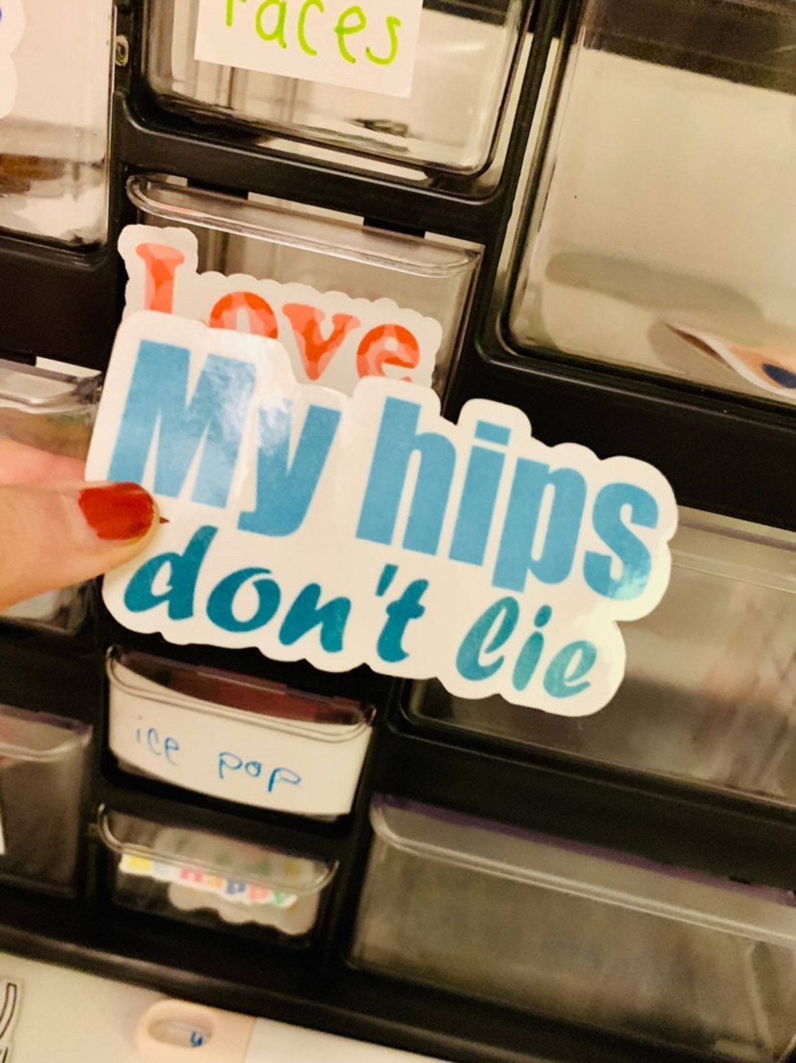 My Hips Dont Lie Sticker Waterproof Etsy