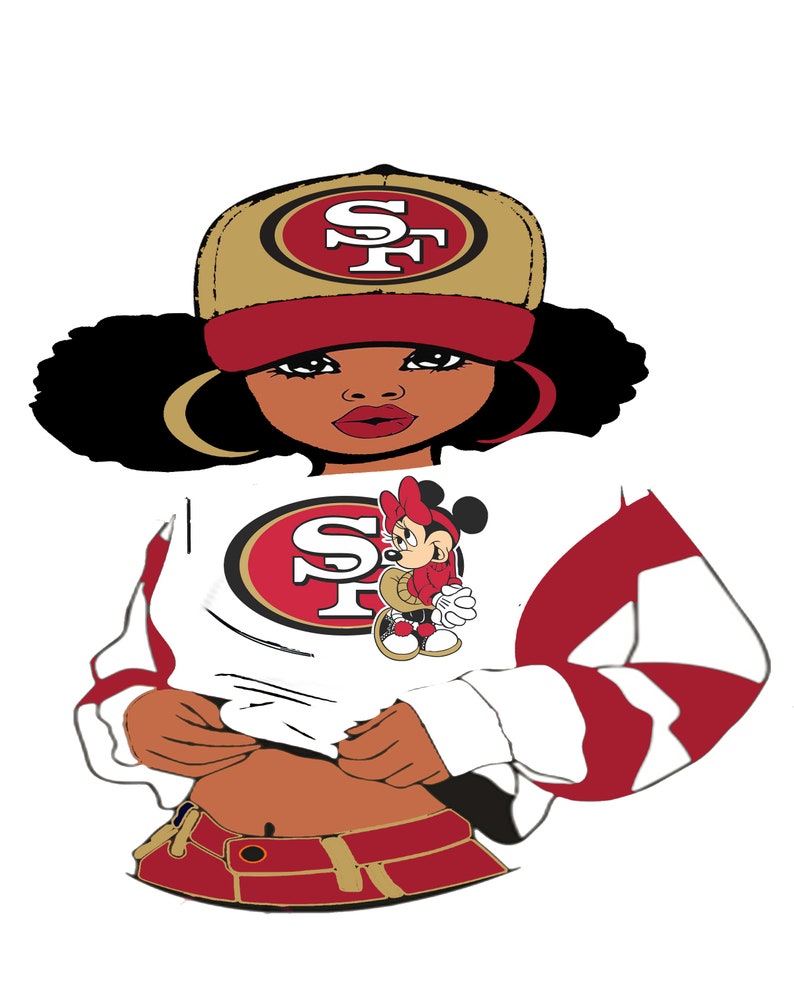 49ers Female Clip Art | Etsy
