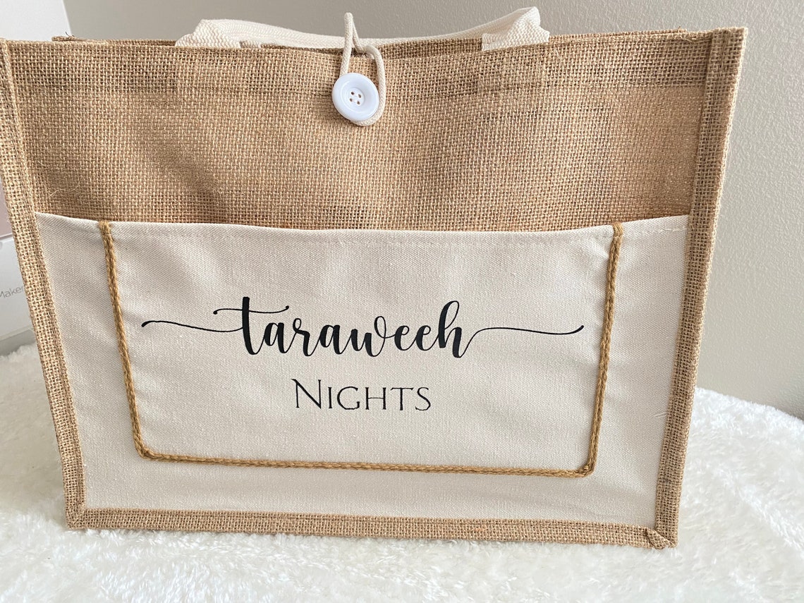 Taraweeh Nights Jute Bag L Ramadan L Custom - Etsy