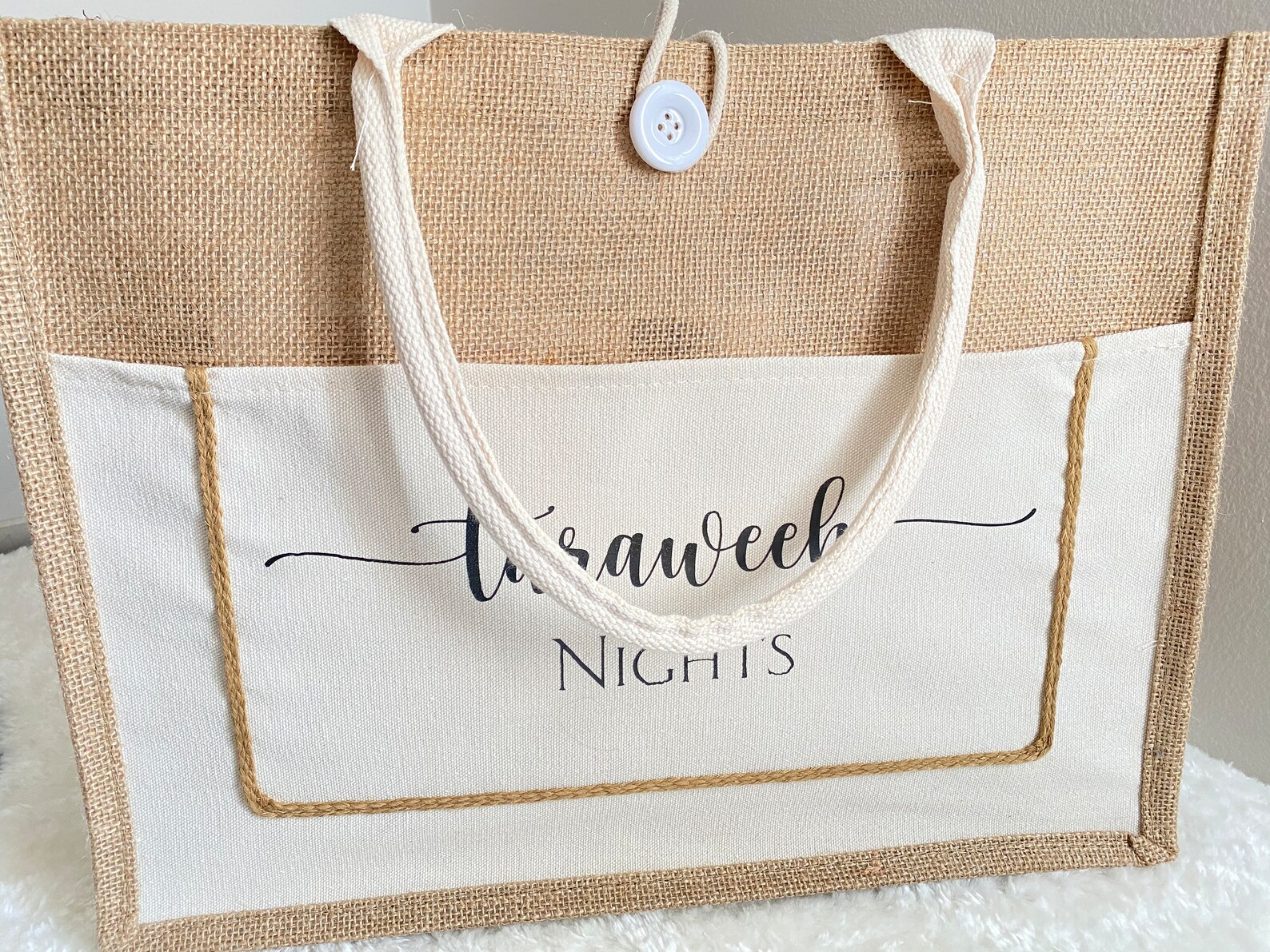 Taraweeh Nights Jute Bag L Ramadan L Custom - Etsy