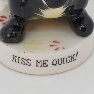 Vintage Ucagco Anthropomorphic Kiss Me Quick Skunk With Faux Fake Fur ...