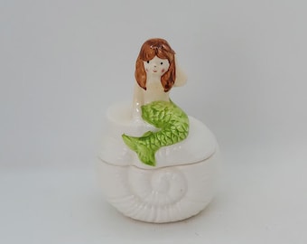 Mermaid Shell Trinket Dish - Etsy