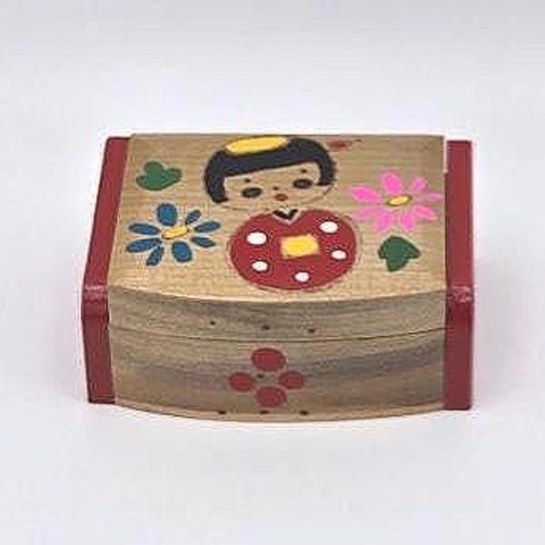 Japanese Kokeshi Box - Etsy