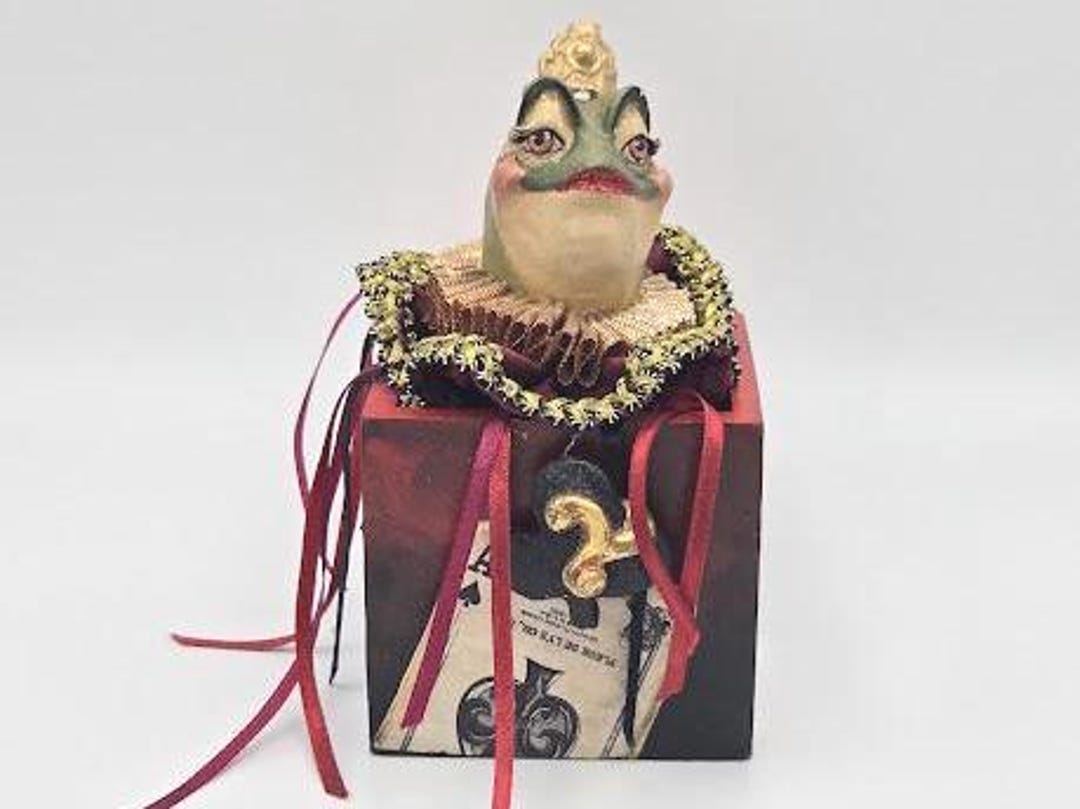 Vintage Anthropomorphic Early Wayne Kleski Frog Katherine's Collection ...