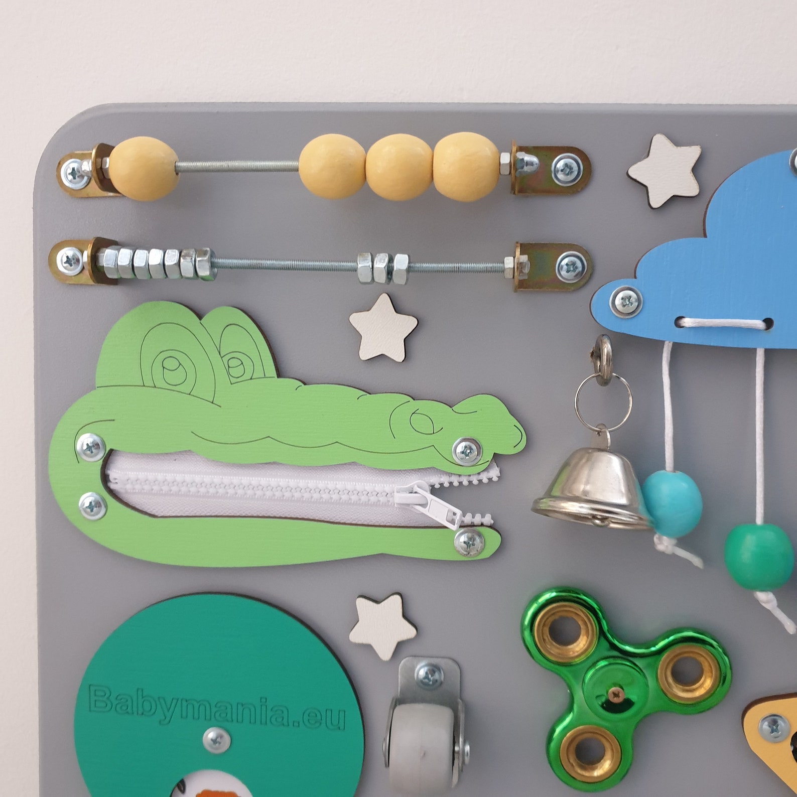 Sensory Panel Montessori Activity Board With Child's Name - Etsy