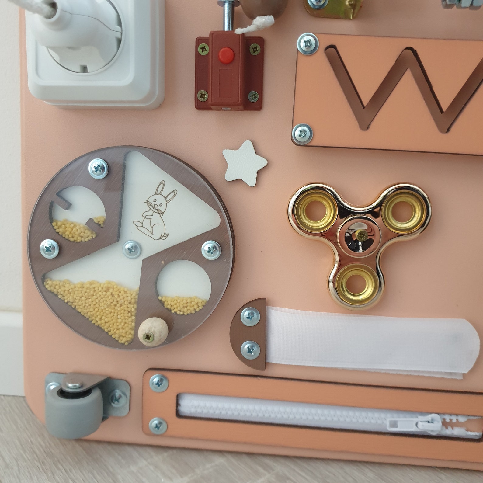 Sensory Panel Table Activities Montessori Babymania Busy Board - Etsy