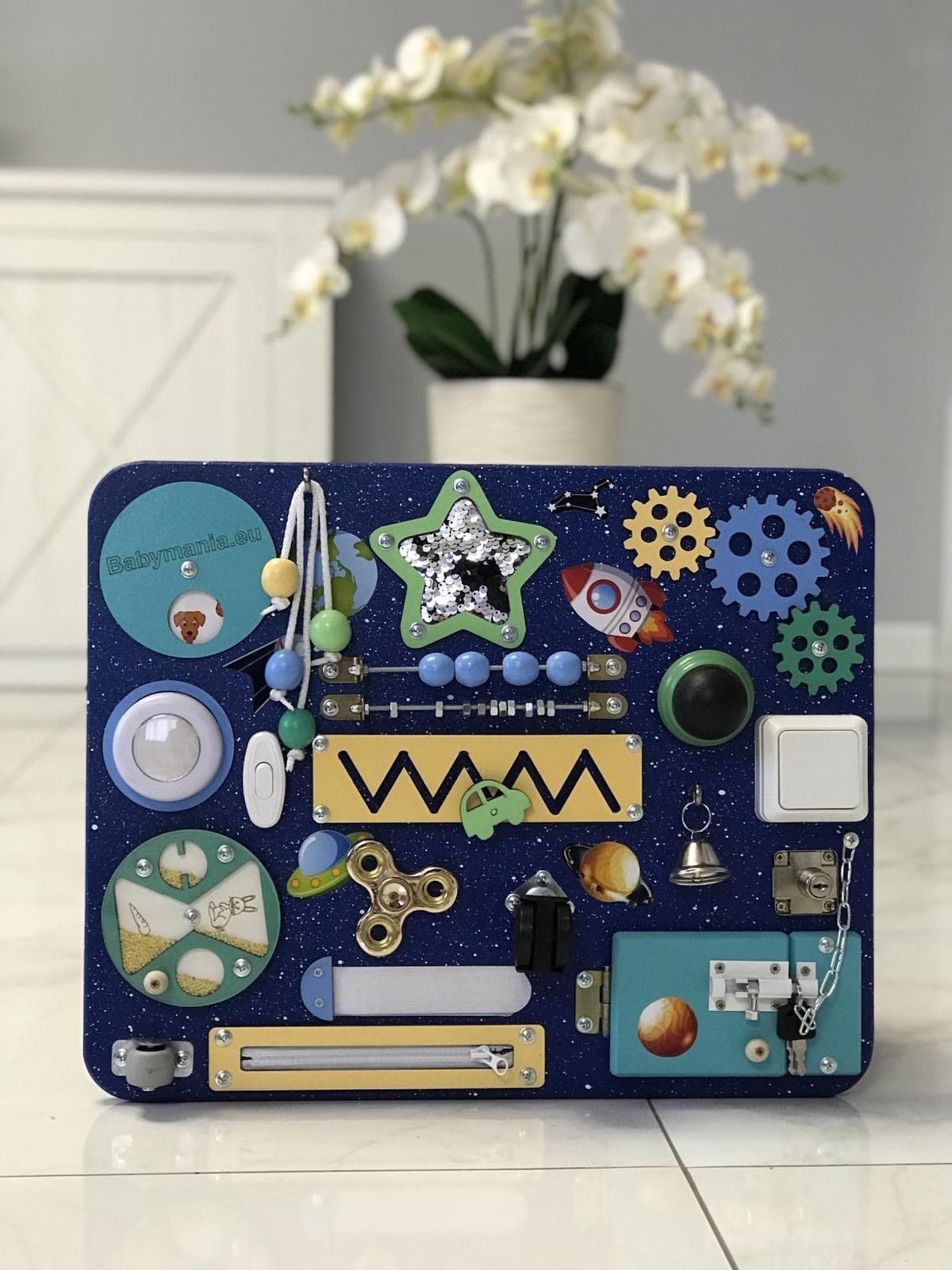 Special Sensory Panel Table Montessori Activities Babymania - Etsy