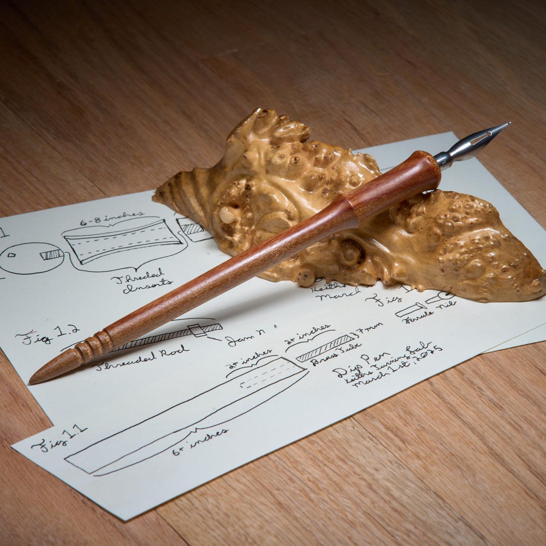 Bubinga Wood Dip Pen - Etsy