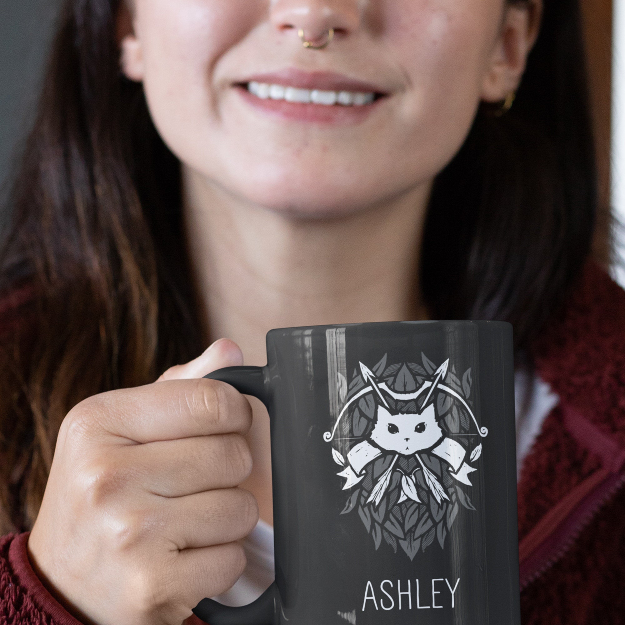 Personalized Dnd Mug Dnd Class Cats Personalized Dungeons - Etsy