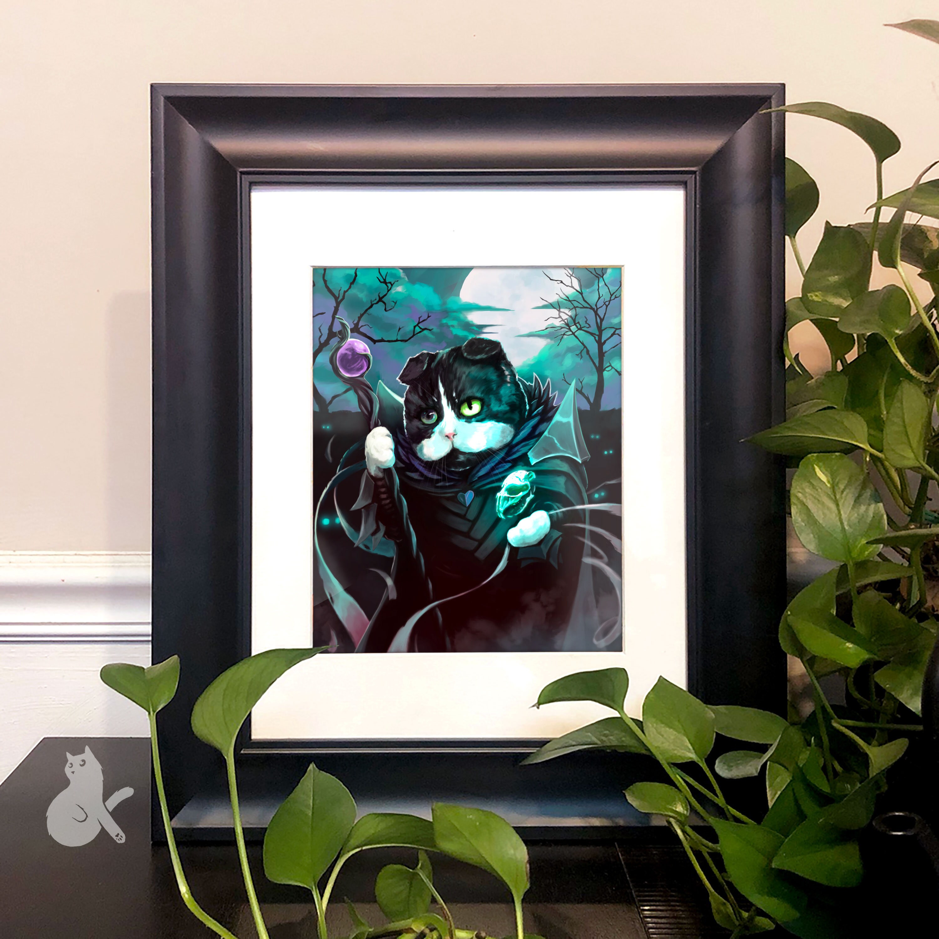 Necromancer Cat Printable - Digital Download | Scottish Fold ...