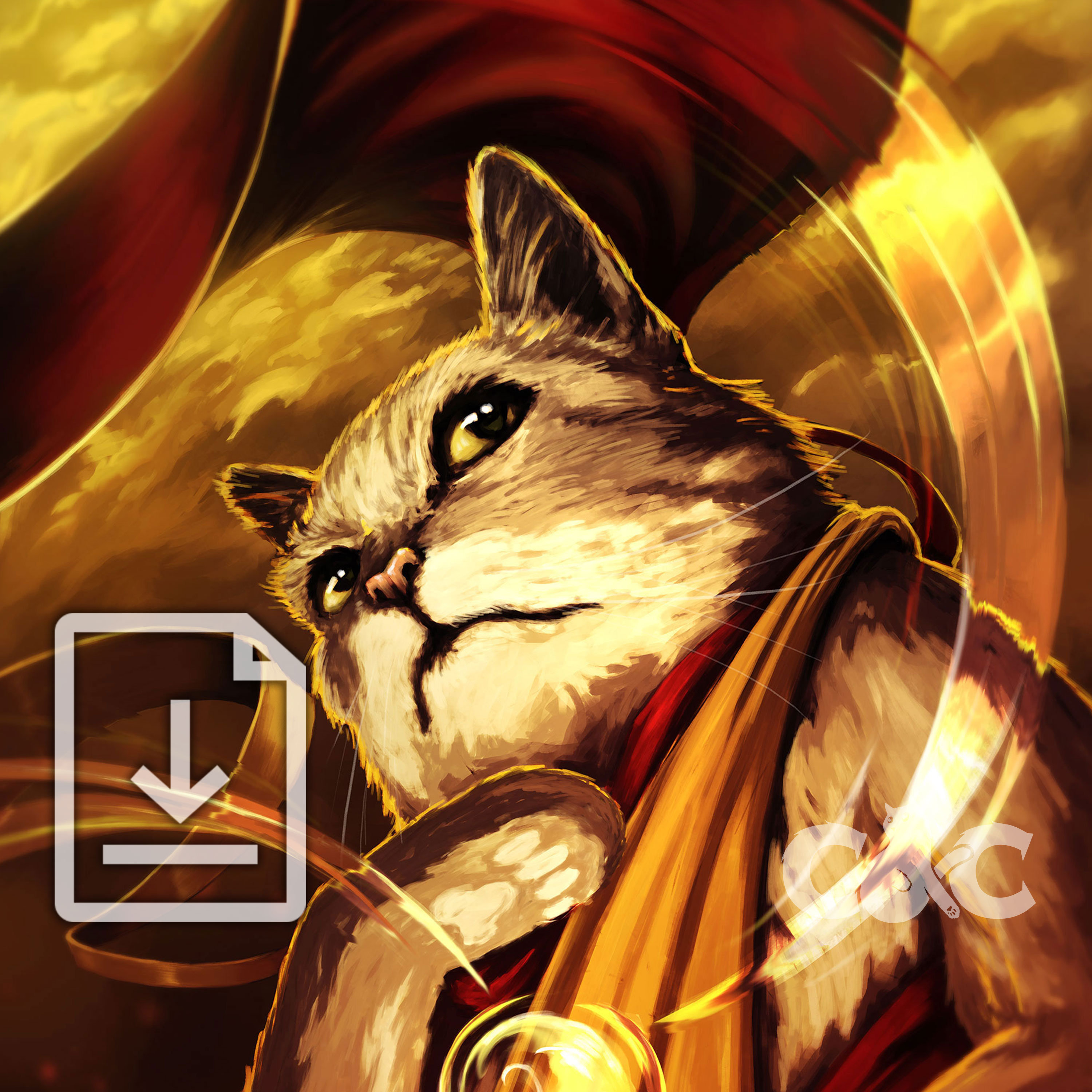 Monk Cat Printable Art Digital Download JPG Download Art - Etsy