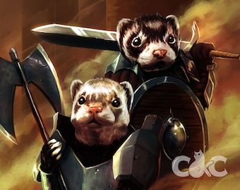 Ferret Character Dnd - Etsy