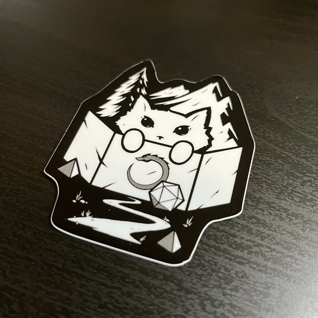 Custom Dnd Class Cat Sticker Pack | Dnd Cat Stickers | Dnd Stickers ...