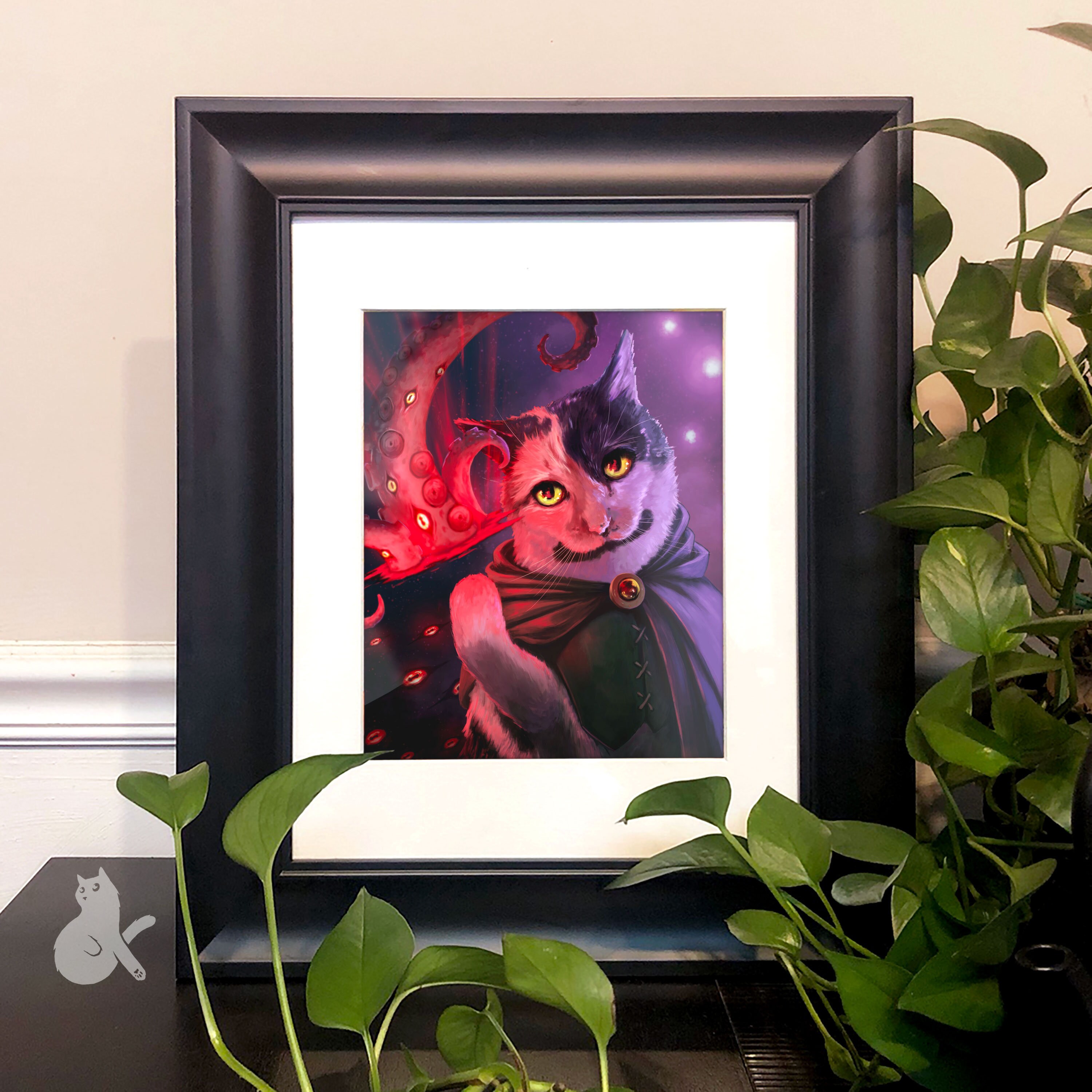 Warlock Cat Printable Digital Download - Etsy