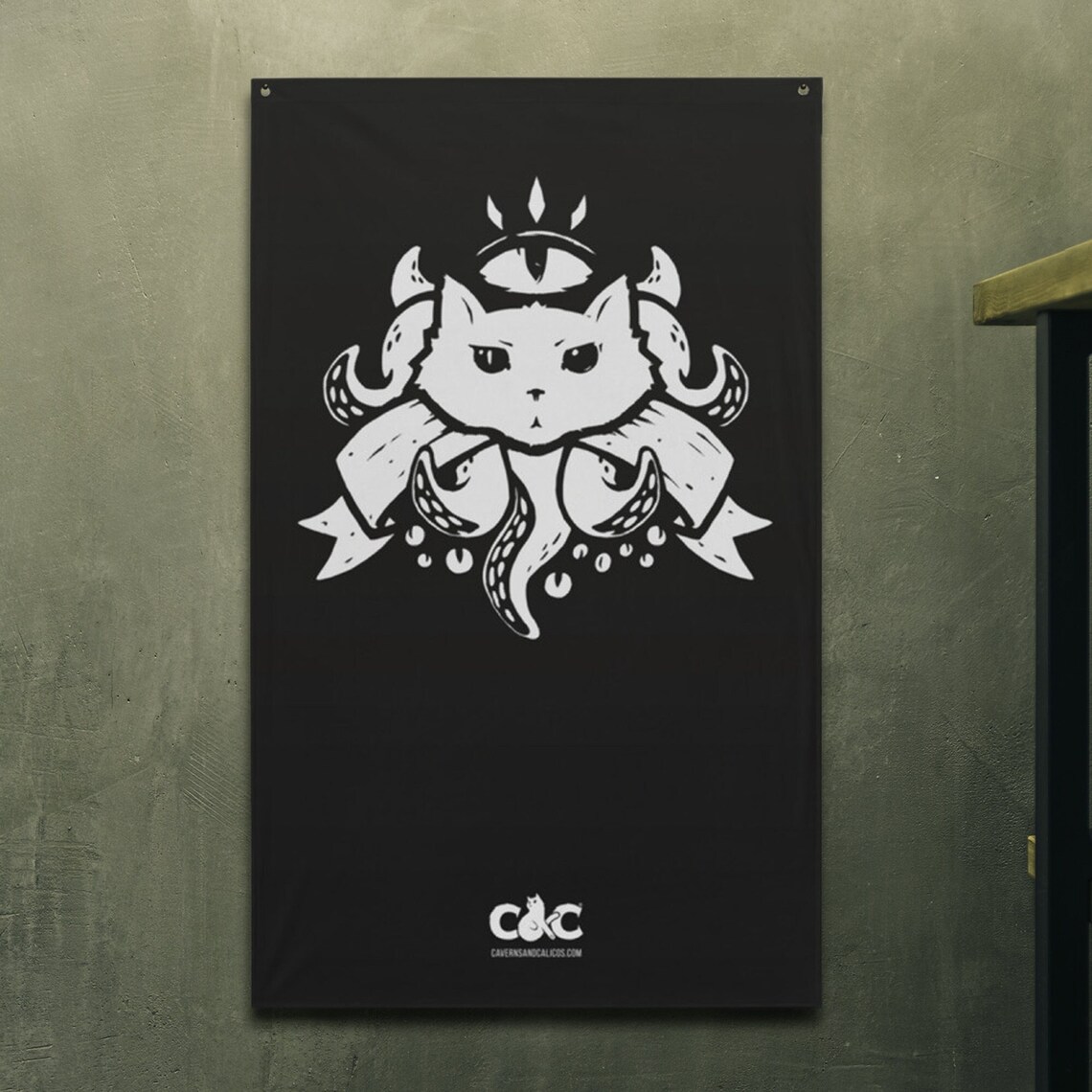 Dnd Class Wall Flag Dnd Wall Art Dnd Cat Classes Cats | Etsy