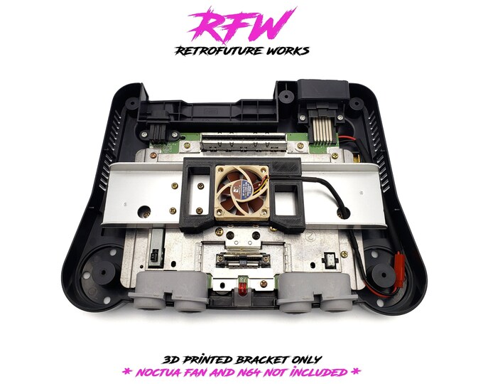 Nintendo 64 Console N64 Support Bracket for Noctua Fan Exhaust Fan MOD ...